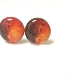 Mars - Solar System Stud Earrings - 10mm on Luulla
